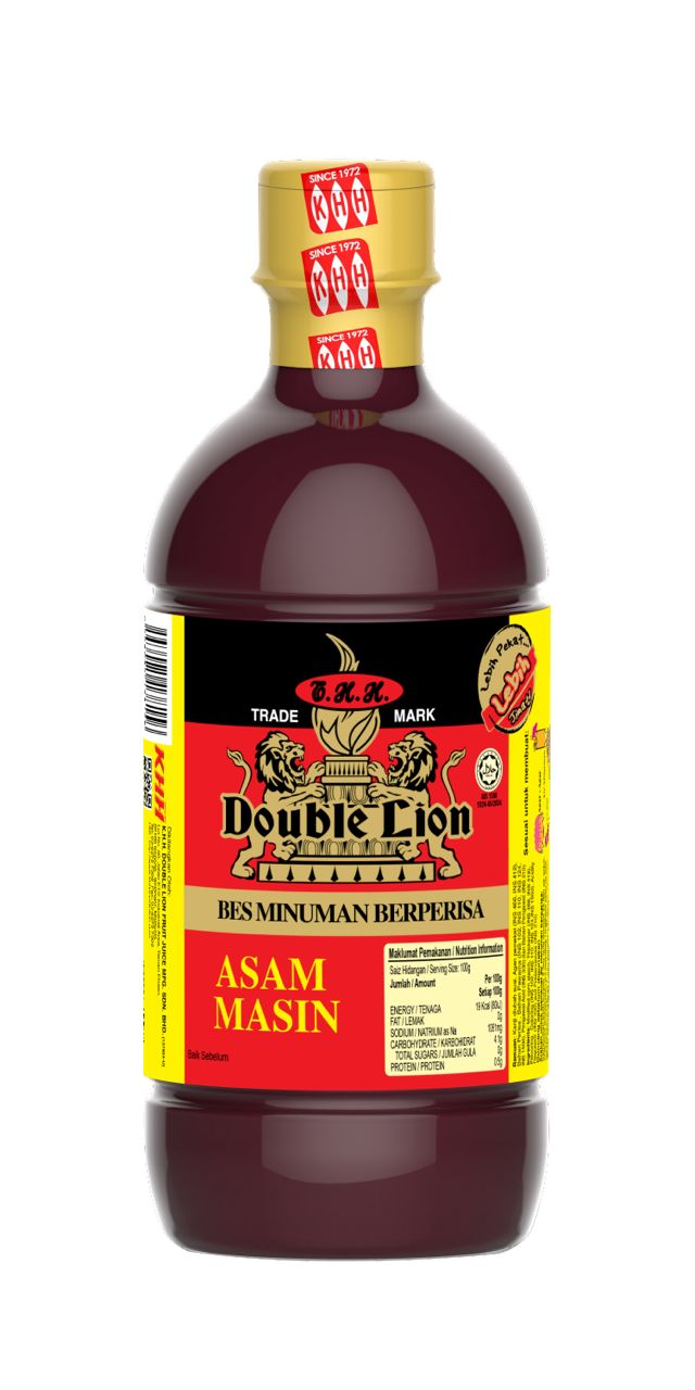 Double Lion Flavoured Concentrate - Asam Masin (495ml) - Malaysia ...